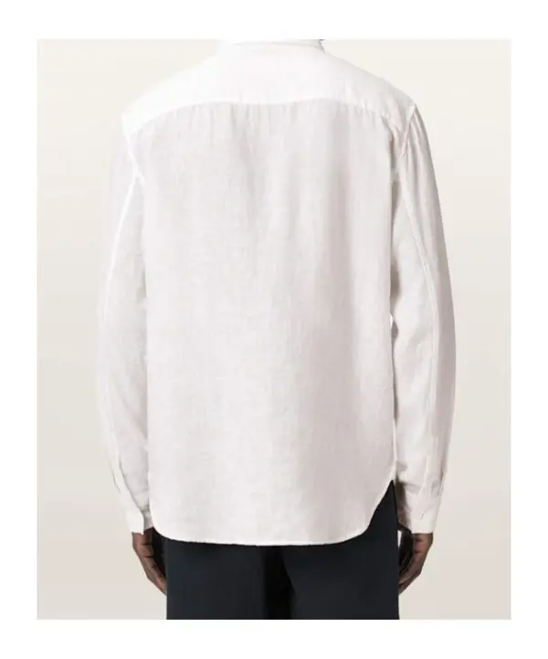 ALLSAINTS Loom Long Sleeve Linen Shirt