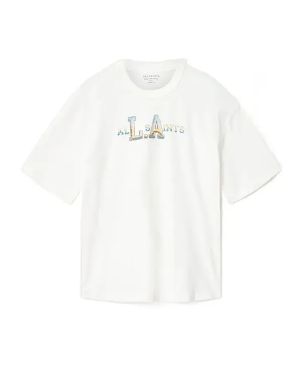 ALLSAINTS Short-sleeved Printed T-shirt - White
