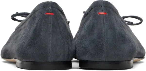 AeydĒ Bow-detail Square-toe Flats
