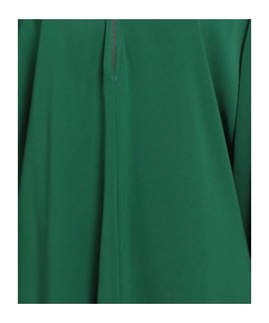 Max Mara Long Sleeve Crepe Shirt With Brooch Detail