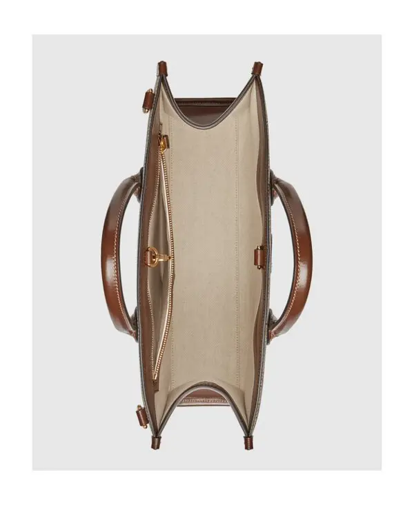 Gucci Interlocking G Logo-plaque Tote Bag
