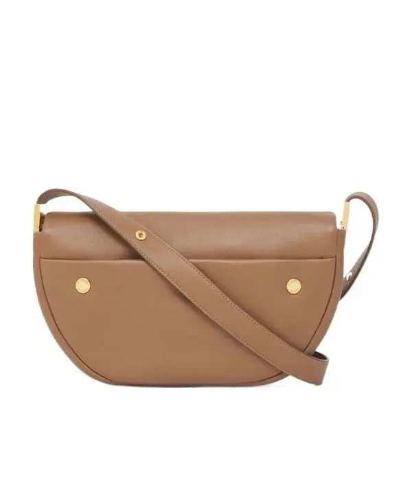 Burberry Small Olympia Plongé Bag - Brown