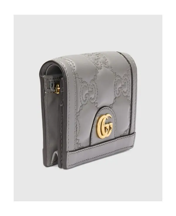Gucci Embossed-logo Leather Wallet