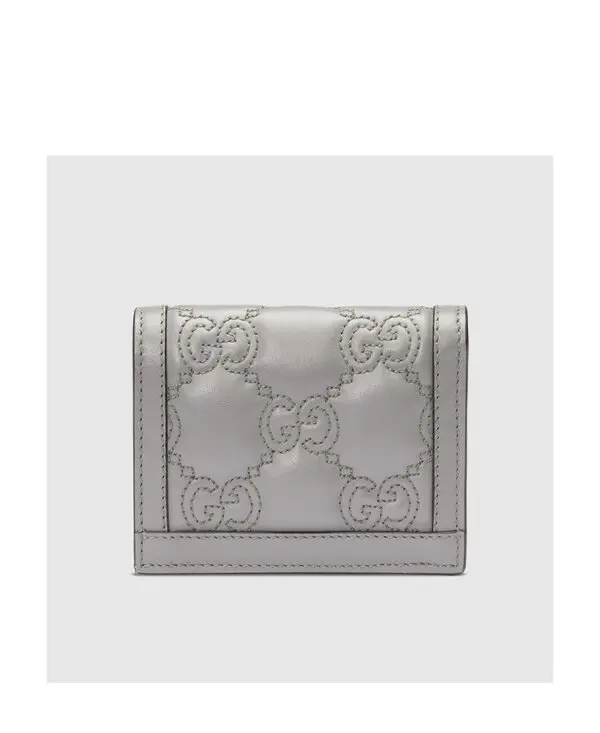 Gucci Embossed-logo Leather Wallet