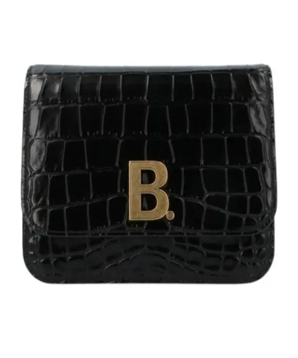 Balenciaga Logo-plaque Mini Bag - Black