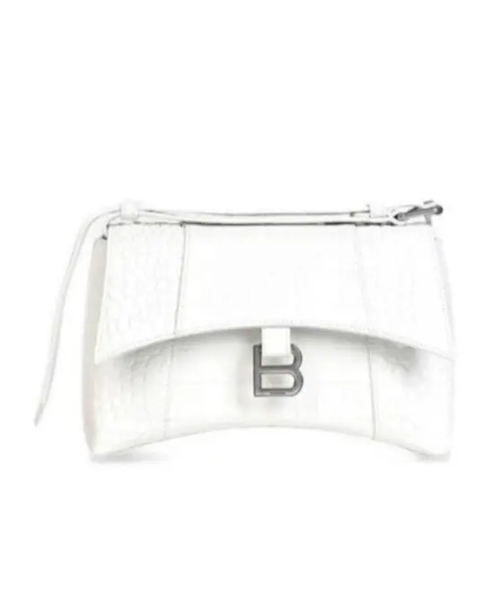 Balenciaga Borsa A Tracolla Downtown Xs Da Donna In Bianco
