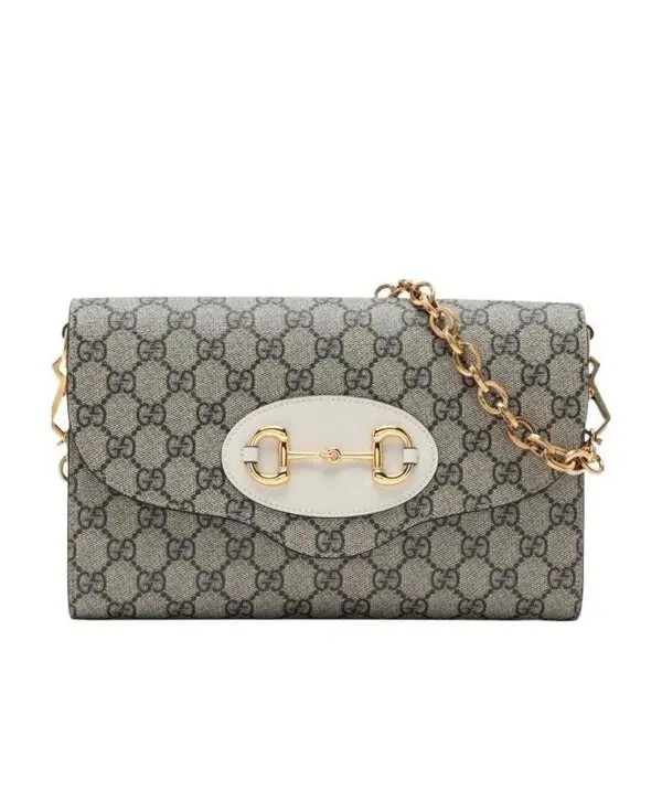 Gucci Horsebit 1955 Shoulder Bag - Gray
