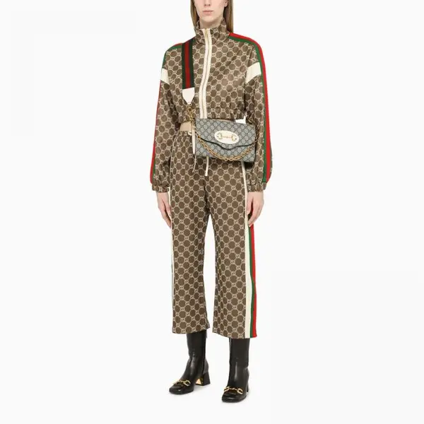 Gucci Horsebit 1955 Shoulder Bag - Gray
