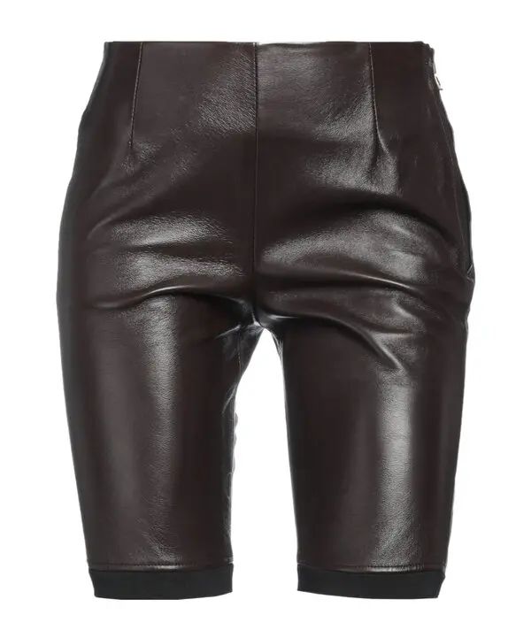 Chloé Minimalist Leather Shorts