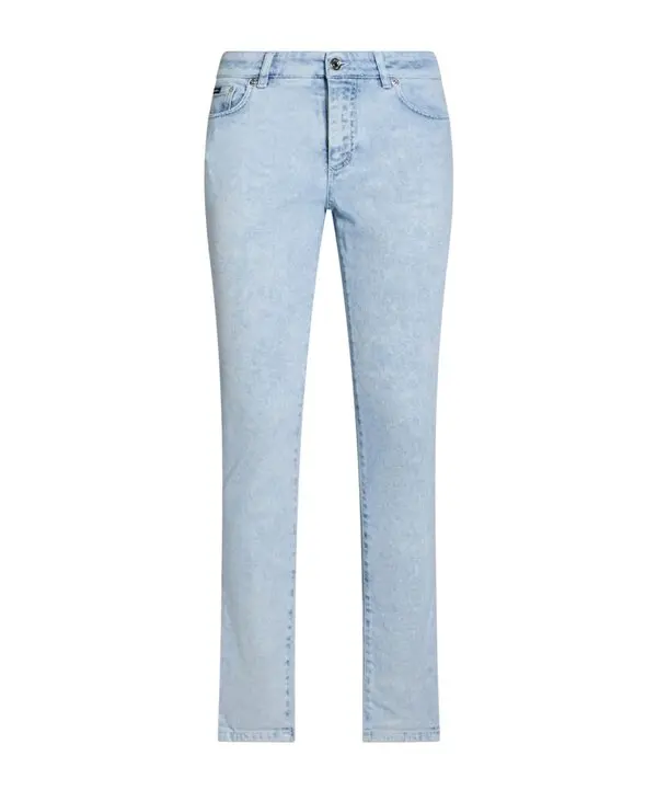 Dolce & Gabbana Mid-rise Slim-fit Jeans - Blue