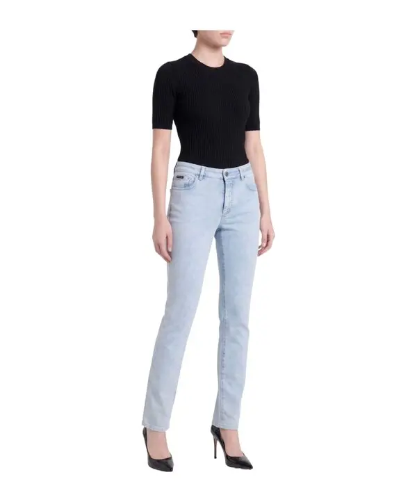 Dolce & Gabbana Mid-rise Slim-fit Jeans - Blue