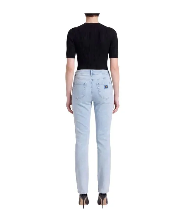 Dolce & Gabbana Mid-rise Slim-fit Jeans - Blue