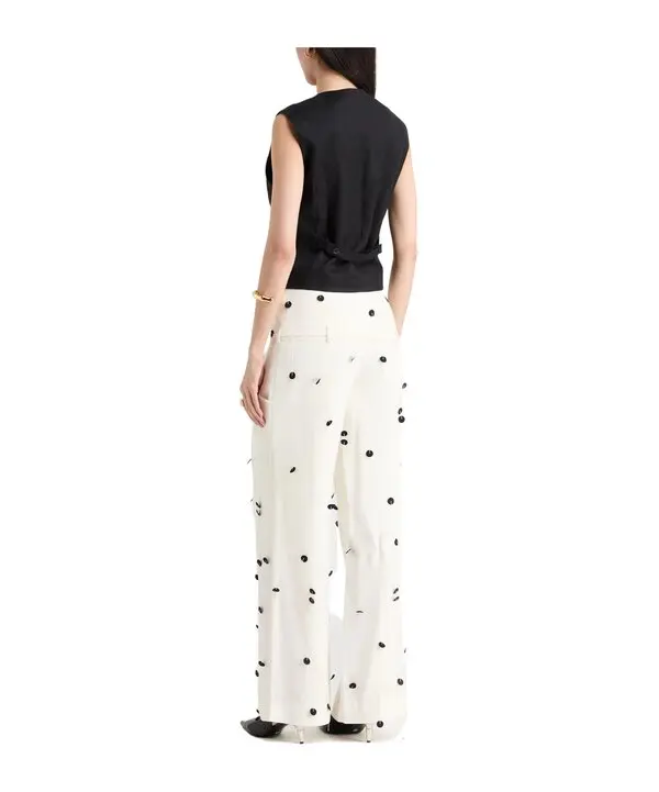 Jacquemus Polka Dot Wide-leg Trousers