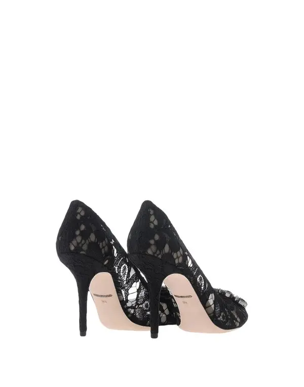 Dolce & Gabbana Two-tone Lace Stiletto Heels