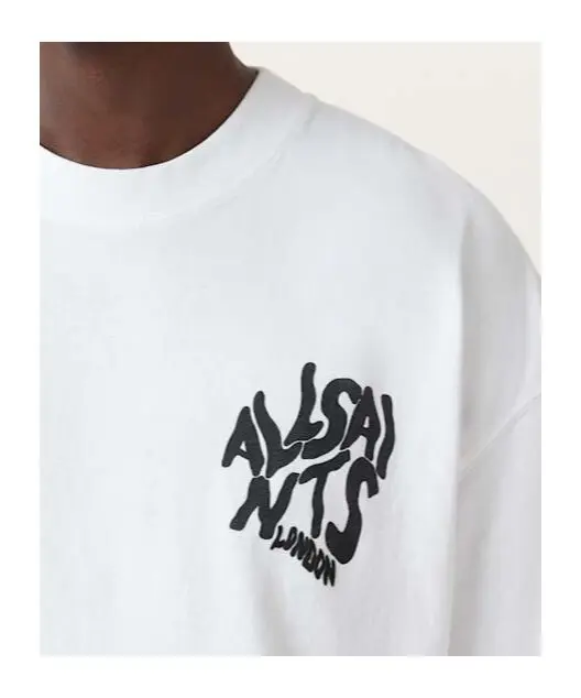 ALLSAINTS Logo Printed Crewneck T-shirt