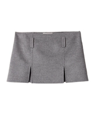 Miu Miu Double Cashmere And Wool Mini Skirt