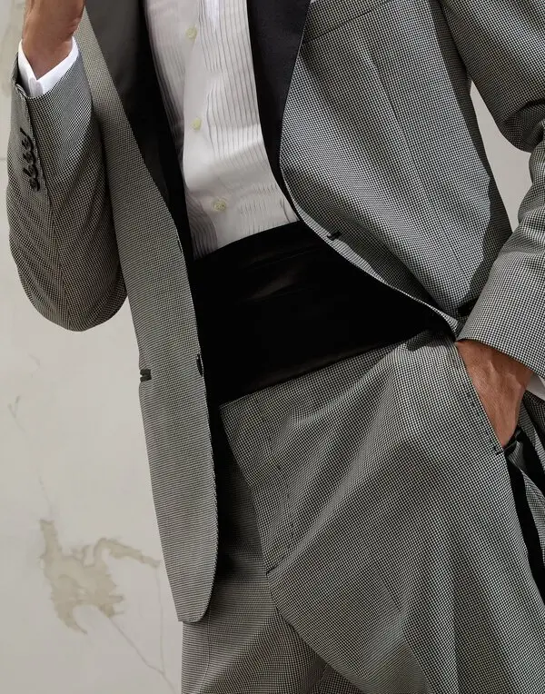Brunello Cucinelli Satin Tuxedo Waistband