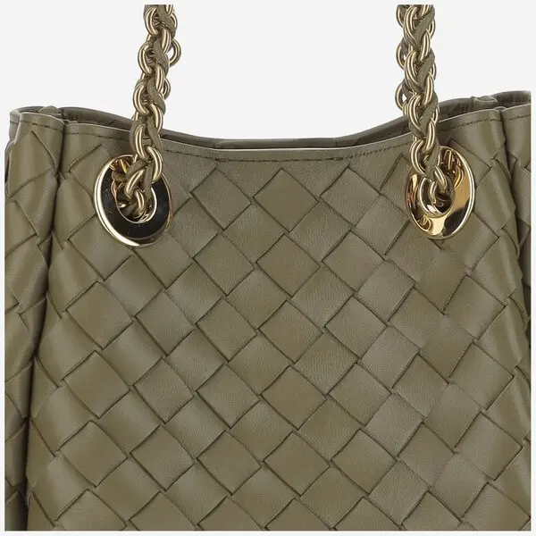 Bottega Veneta Small Parachute Shoulder Bag - Green