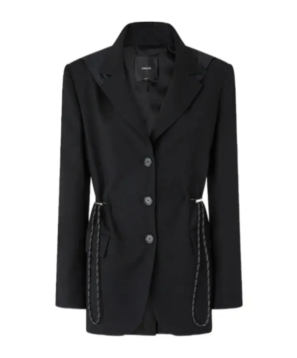 Pinko Drawstring Hooded Jacket