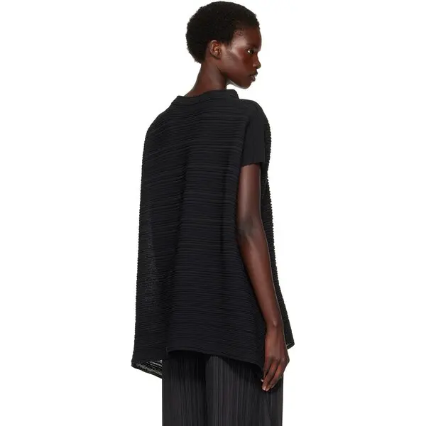Issey Miyake Oversized Pleated Top