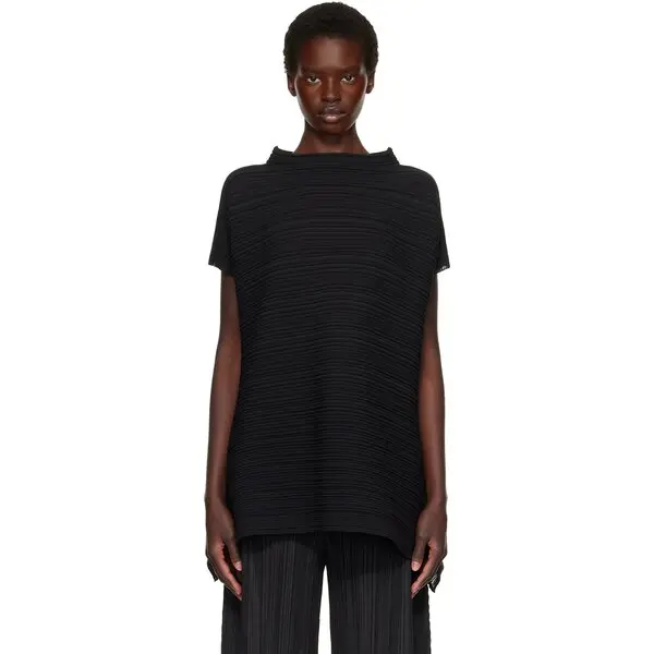 Issey Miyake Oversized Pleated Top