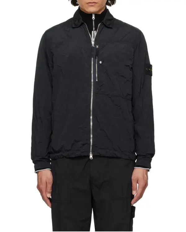 Stone Island Compass Patch Zip-up Jacket