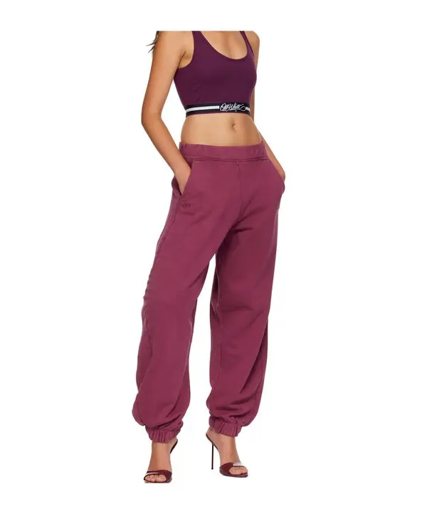 Off-White Elastic-waist Athletic Pants