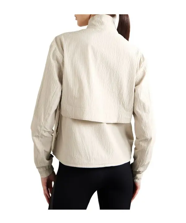 On Seersucker Half-zip Jacket - No