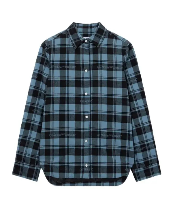 Off-White Check-print Padded Shirt