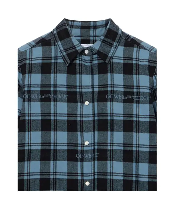 Off-White Check-print Padded Shirt