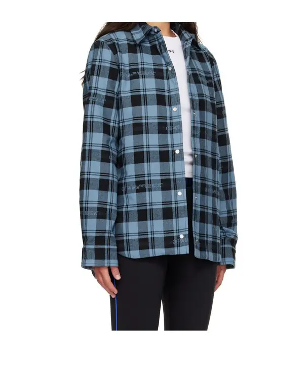 Off-White Check-print Padded Shirt
