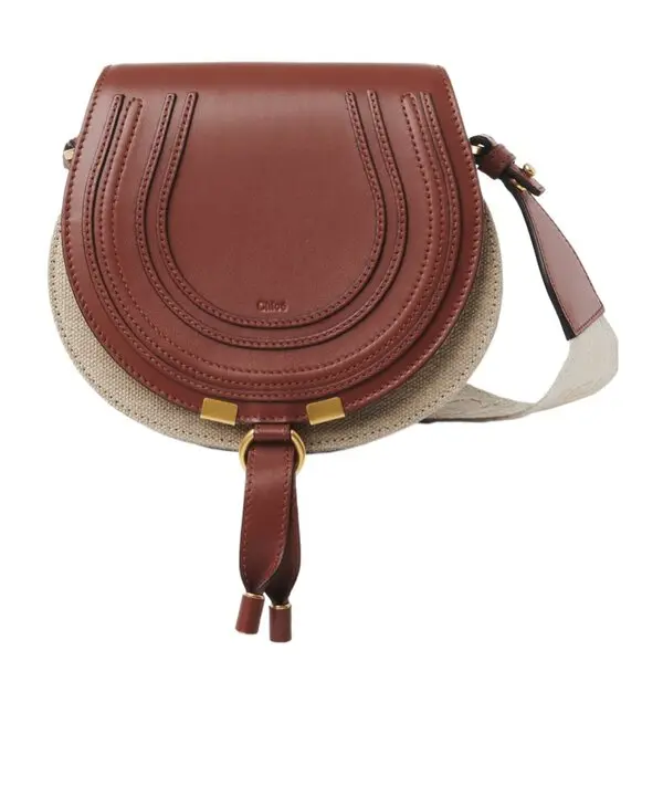 Chloé Marcie Small Shoulder Bag - Tan