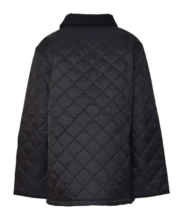 Barbour Diamond-quilted Corduroy-collar Jacket
