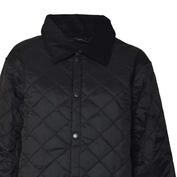 Barbour Diamond-quilted Corduroy-collar Jacket