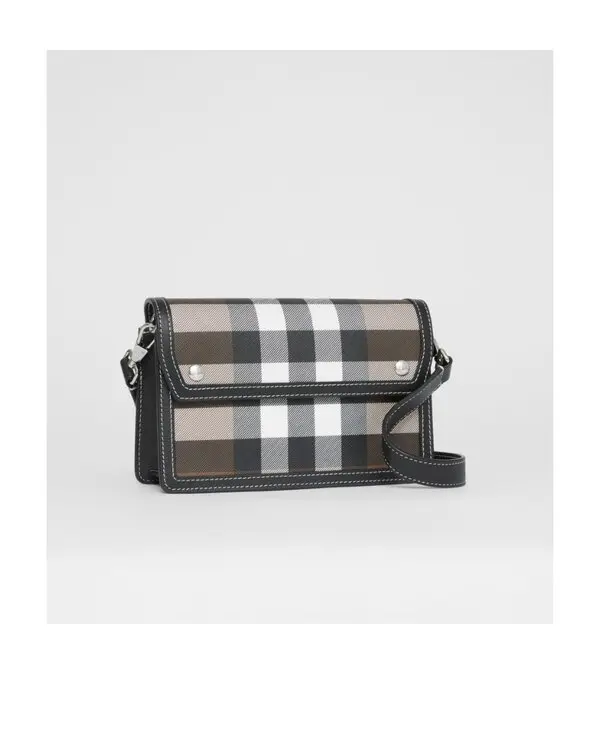 Burberry Oscar Check-pattern Shoulder Bag
