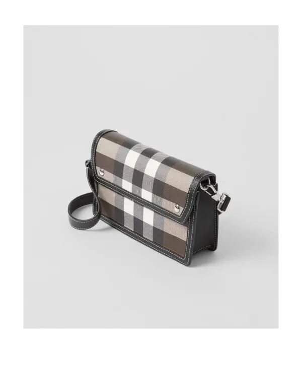 Burberry Oscar Check-pattern Shoulder Bag