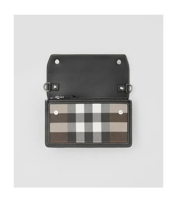 Burberry Oscar Check-pattern Shoulder Bag