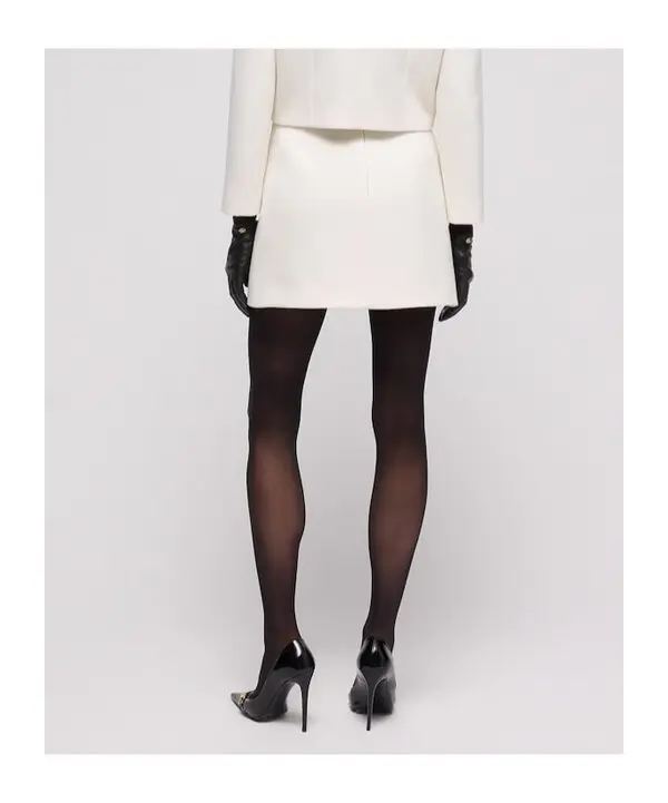 Gucci Double G Button Crêpe Skirt