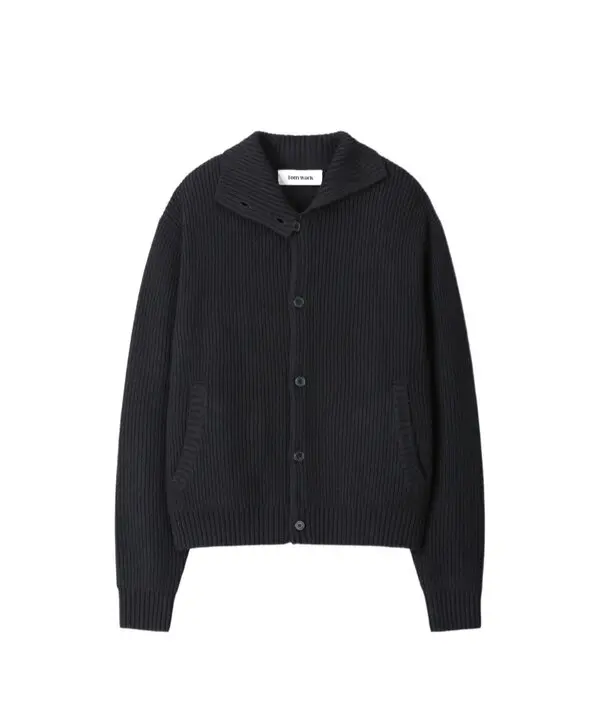 TONYWACK High Neck Cardigan - Black