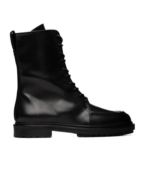 AeydĒ Plain Colour Leather Ankle Boots
