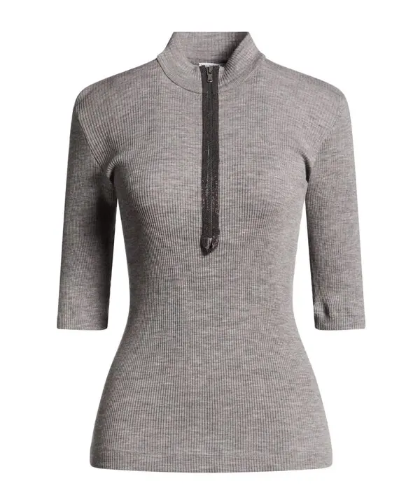 Brunello Cucinelli Jumpers With Zip