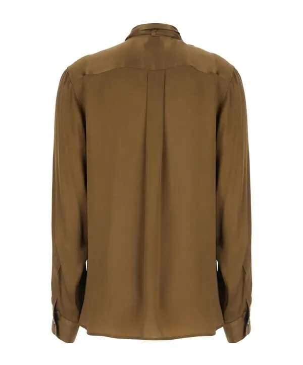 Mauro Grifoni Long-sleeved Silk Shirt