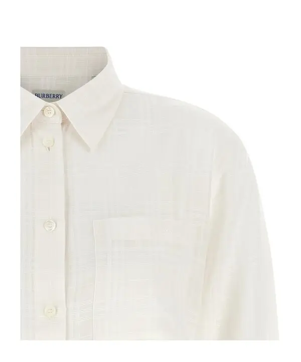Burberry Logo-embroidered Shirt
