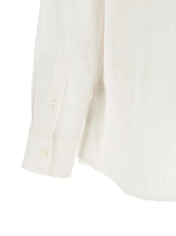 Burberry Logo-embroidered Shirt
