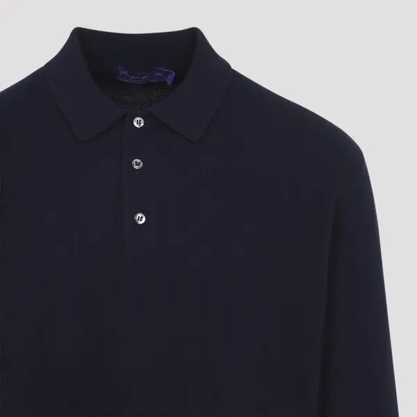 Ralph Lauren Long-sleeve Knitted Polo Shirt