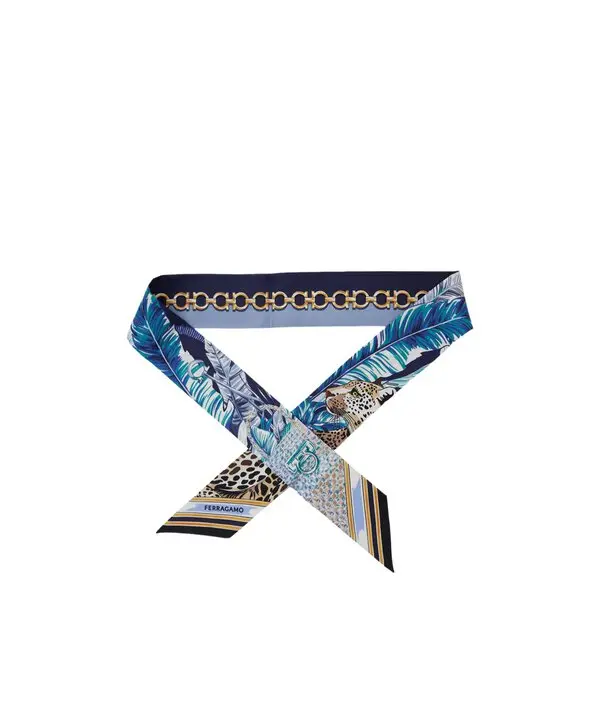 FERRAGAMO Feline Print Mini Bandeau