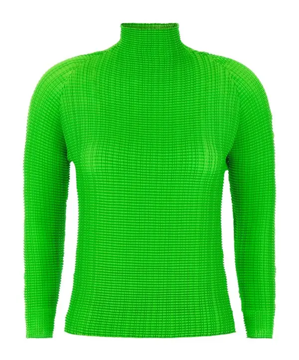 Issey Miyake Turtleneck Knit Pullover