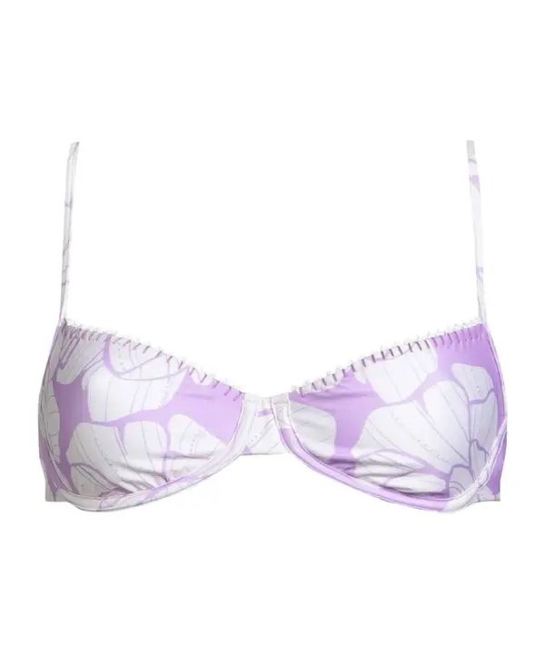 Farm Rio Floral Print Bikini Top