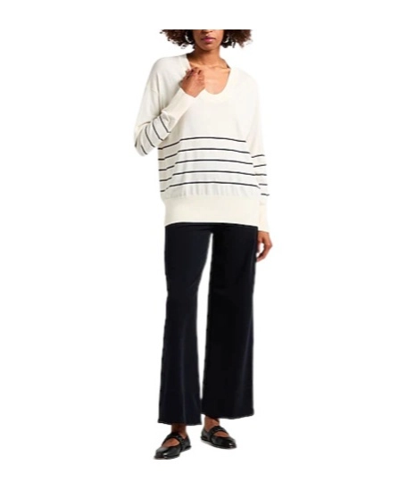Max Mara Striped Knit Sweater