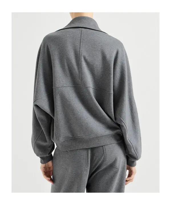Brunello Cucinelli Logo-embroidered Zip-up Hoodie